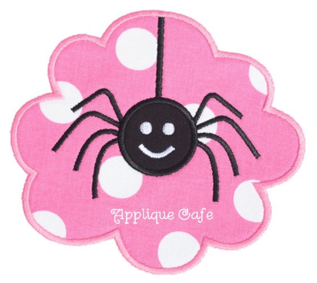 368 Spider Patch Machine Embroidery Applique Design - Etsy