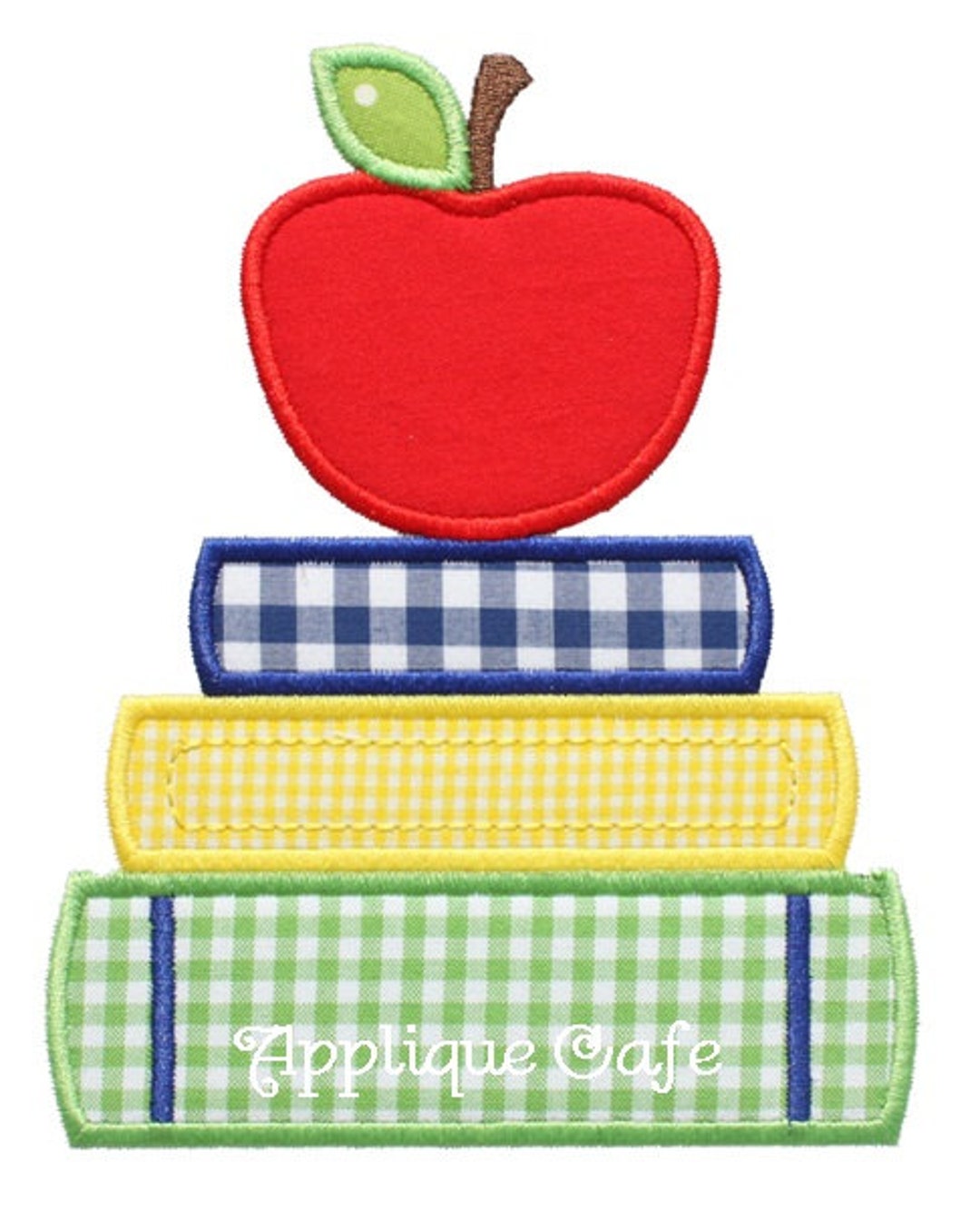 494 School Books Machine Embroidery Applique Design - Etsy