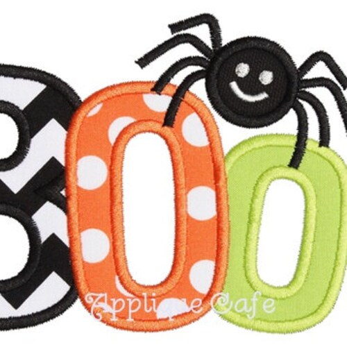 GIRLY BOO Applique 4x4 5x7 6x10 Machine Embroidery Design - Etsy