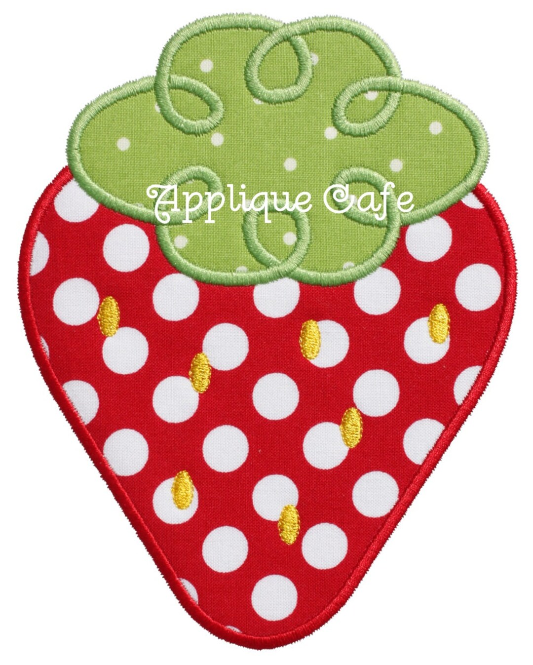 601 Loopy Strawberry Machine Embroidery Applique Design - Etsy