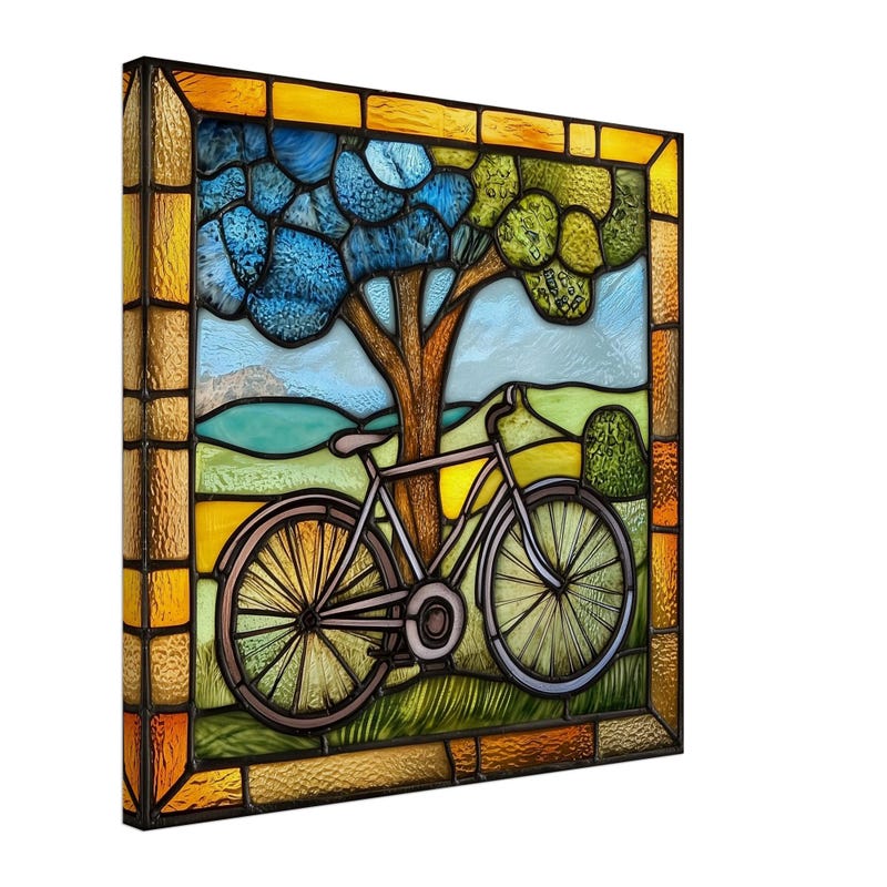 Stained Glass Bike - Etsy