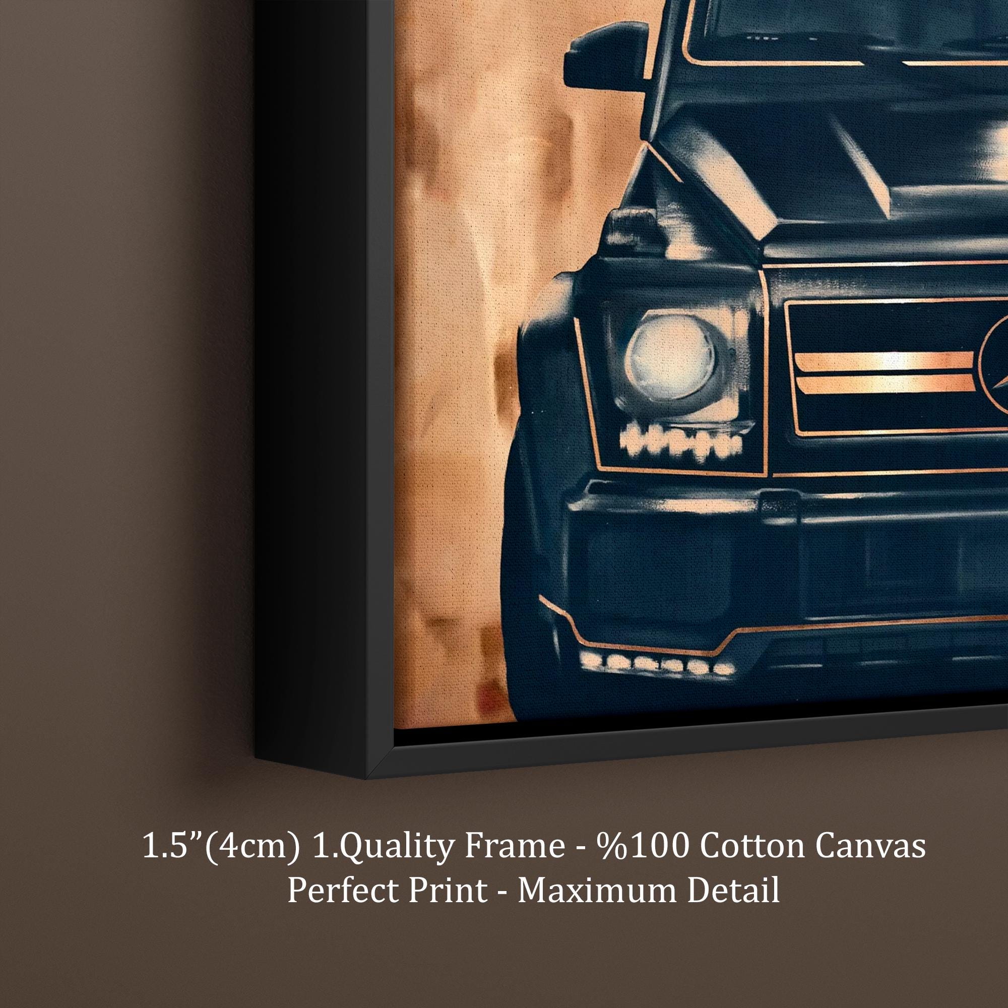 Abstract Mercedes Benz G Series Art Off-road Car Painting Canvas Print ...