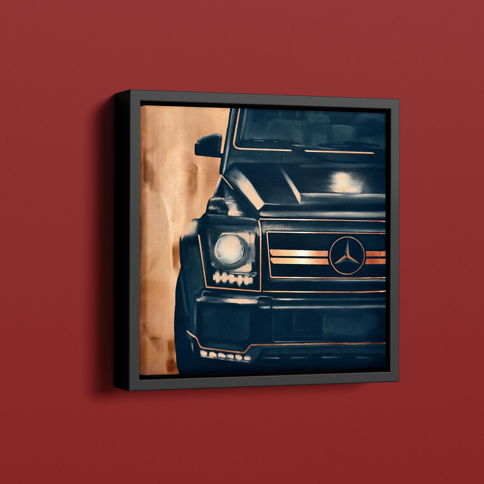 Abstract Mercedes Benz G Series Art Off-road Car Painting Canvas Print ...