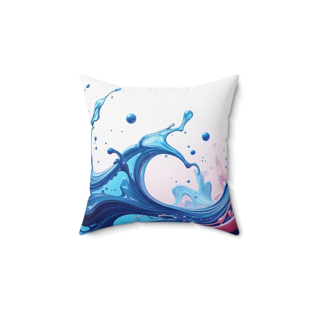 Artistic Wave Design Pillow Modern Home Decor Cushion - Etsy