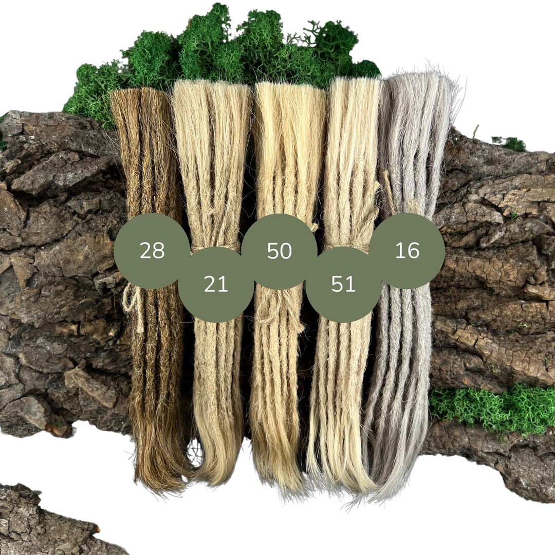 Crocheted Dreadlock Extensions Made From 100% Human Hair - BLONDE ...