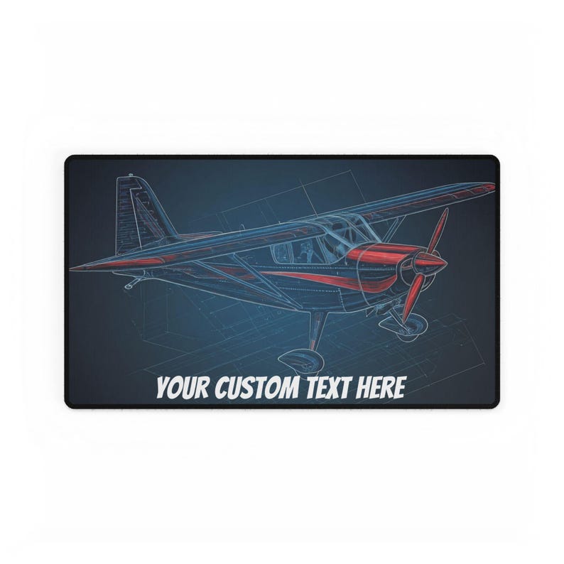 Taildragger Personalized - Gaming Desk Mats - Pilot Gift, Aircraft ...