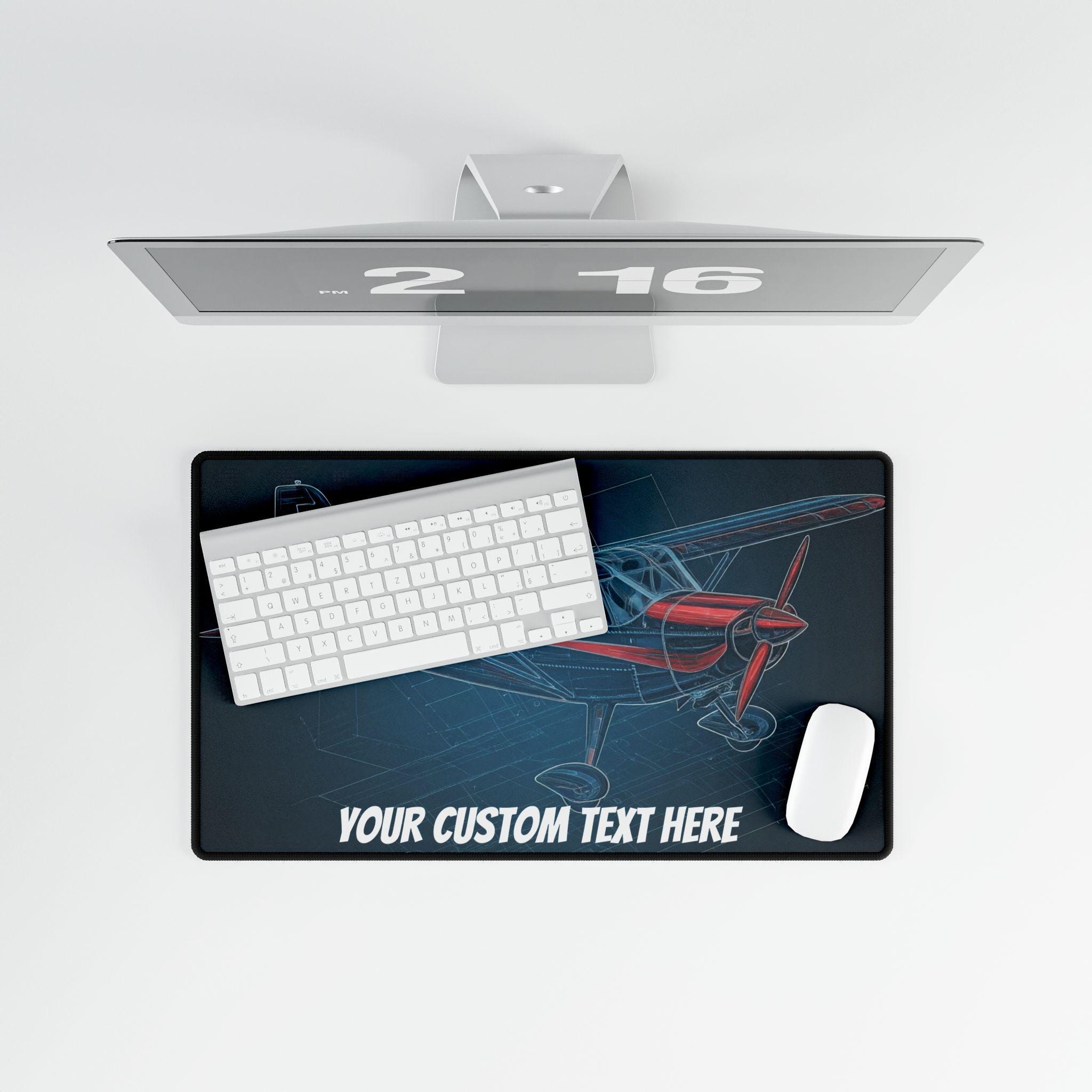 Taildragger Personalized - Gaming Desk Mats - Pilot Gift, Aircraft ...