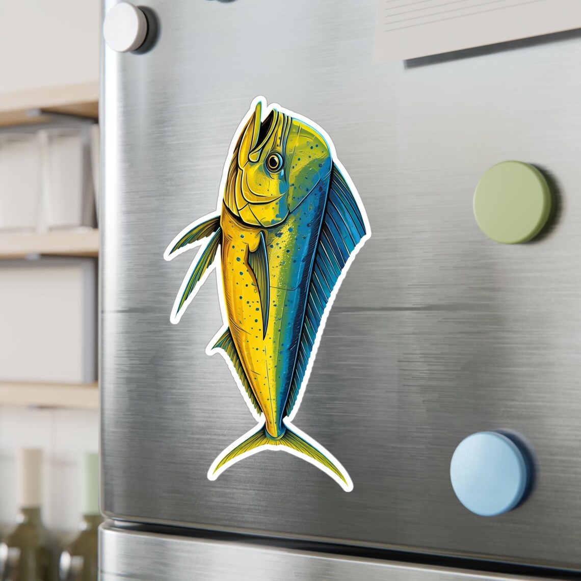 Mahi-mahi Decals, Tropical Fish Vinyl Stickers, Ocean Wildlife Car ...