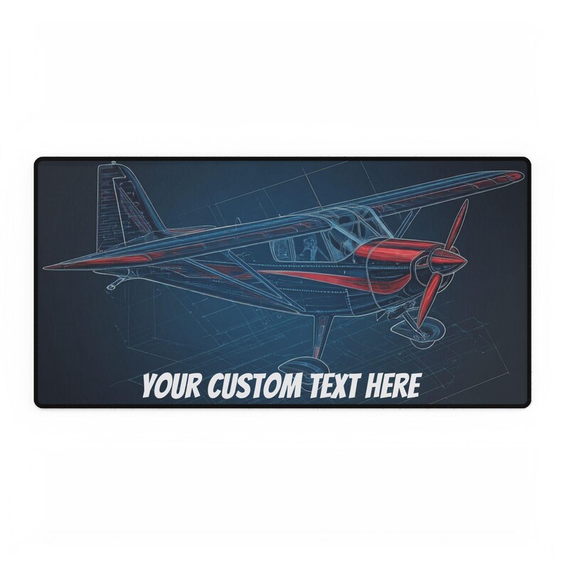 Taildragger Personalized - Gaming Desk Mats - Pilot Gift, Aircraft ...