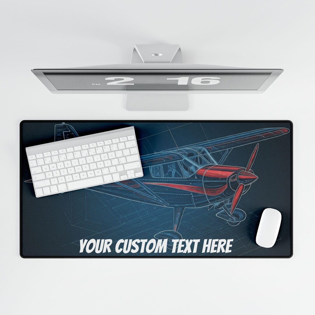 Taildragger Personalized - Gaming Desk Mats - Pilot Gift, Aircraft ...