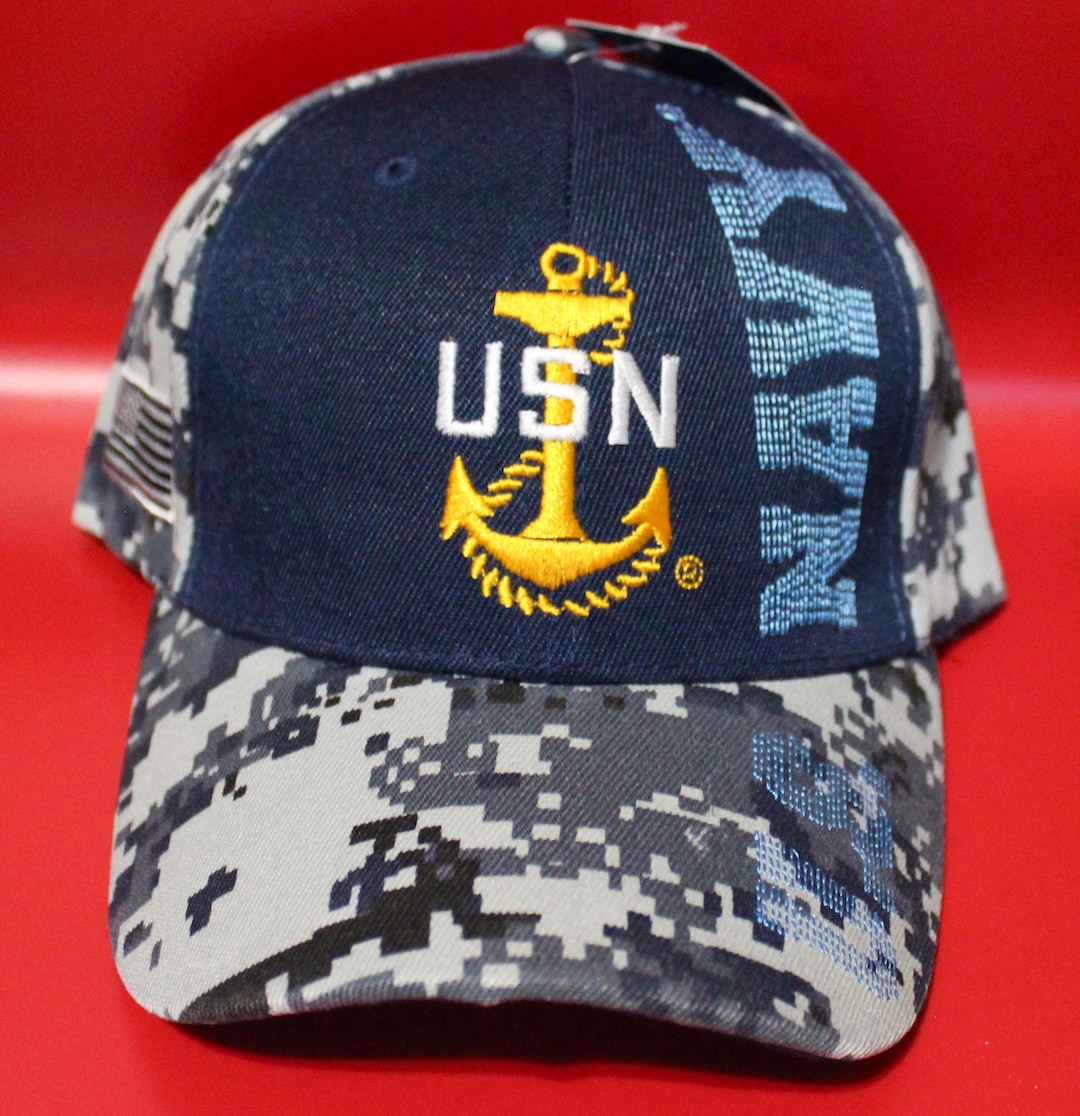U.S. Navy Baseball Hat. Officially Licensed U.S. Navy Cap. Adjustable ...