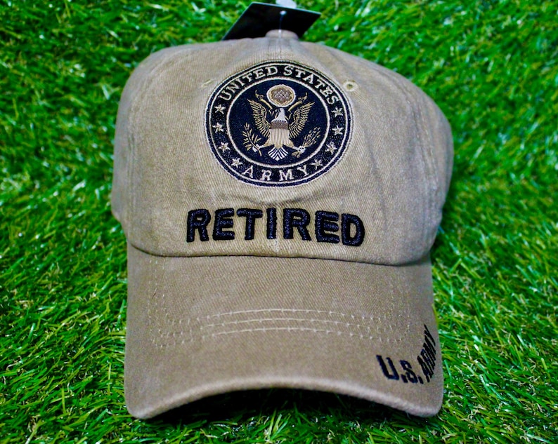 U.S. Army Retired Hat. Officially Licensed U.S. Army Retired Cap ...