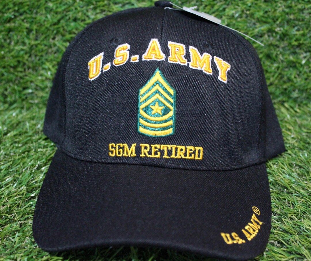 U.S. Army SGM Retired Hat. Officially Licensed U.S. Army SGM Retired ...