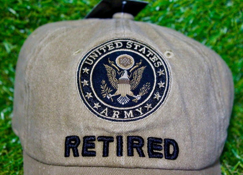 U.S. Army Retired Hat. Officially Licensed U.S. Army Retired Cap ...