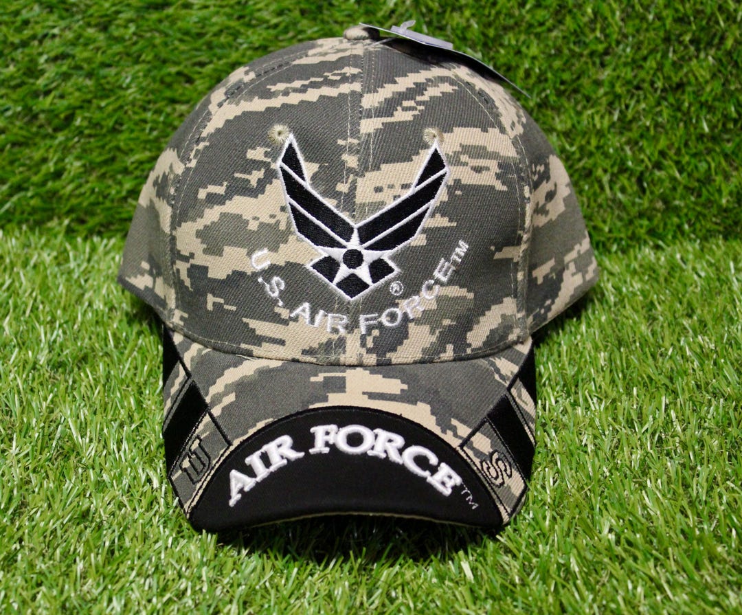 U.S. Air Force Camo Hat. Licensed Air Force Cap - Adjustable Patriotic ...