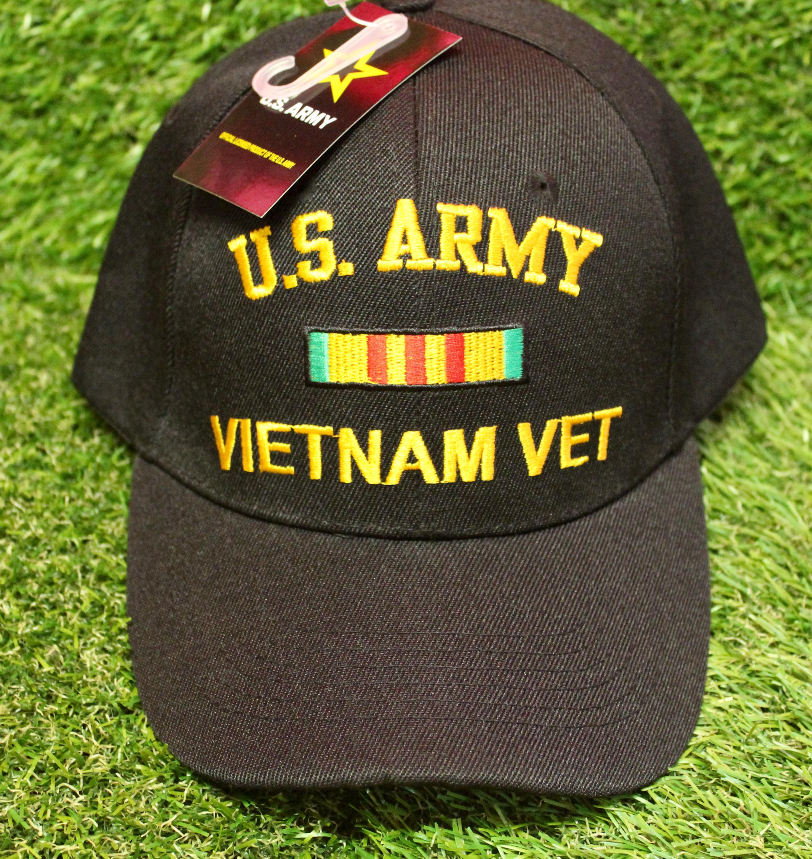 U.S. Army Vietnam War Veteran Hat. Officially Licensed U.S. Army ...