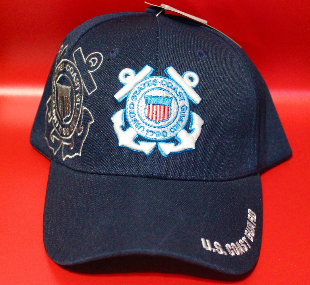 U.S. Coast Guard Navy Blue Hat. Officially Licensed U.S. Coast Guard ...
