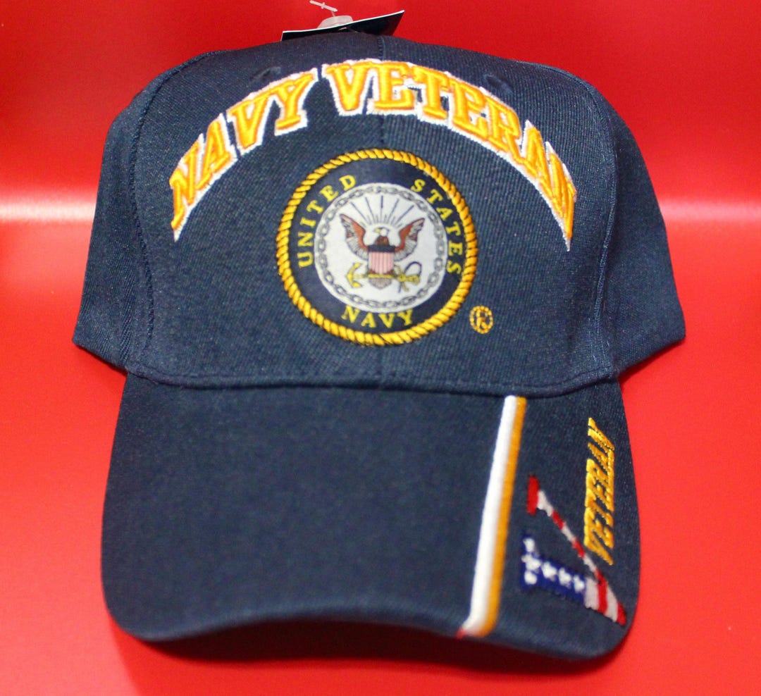 U.S. Navy Veteran Baseball Hat. Officially Licensed U.S. Navy Veteran ...