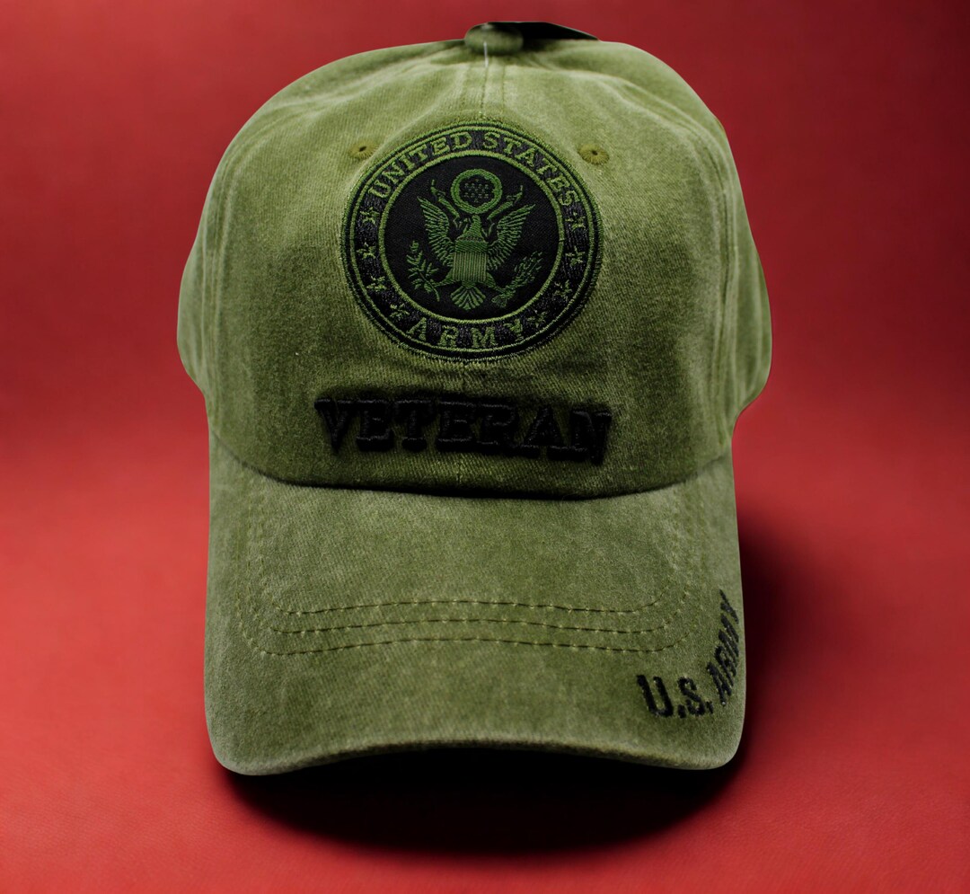 U.S. Army Veteran Hat. Officially Licensed U.S. Army Veteran Cap ...