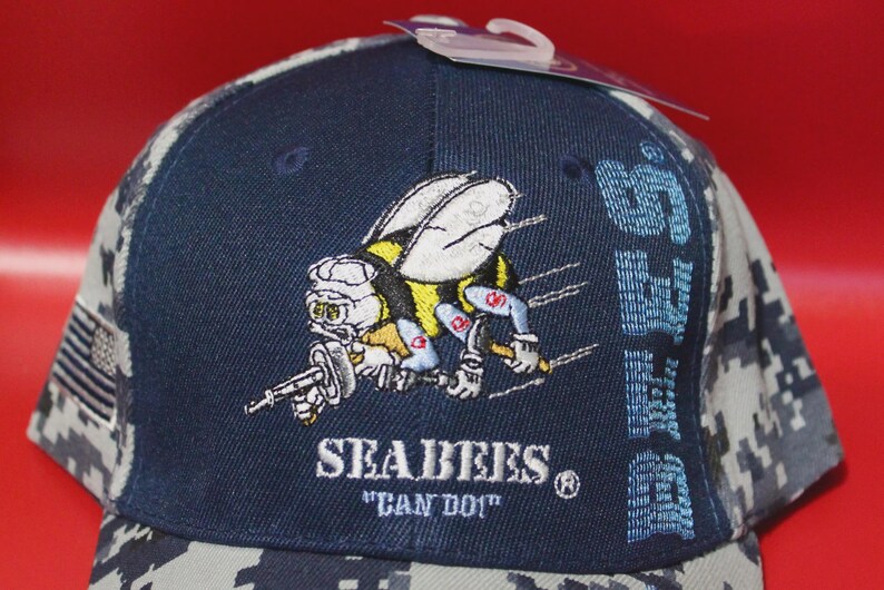 U.S. Navy Seabees Baseball Hat. Officially Licensed U.S. Navy Seabees ...