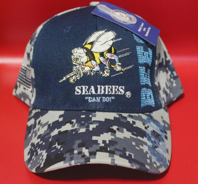 U.S. Navy Seabees Baseball Hat. Officially Licensed U.S. Navy Seabees ...
