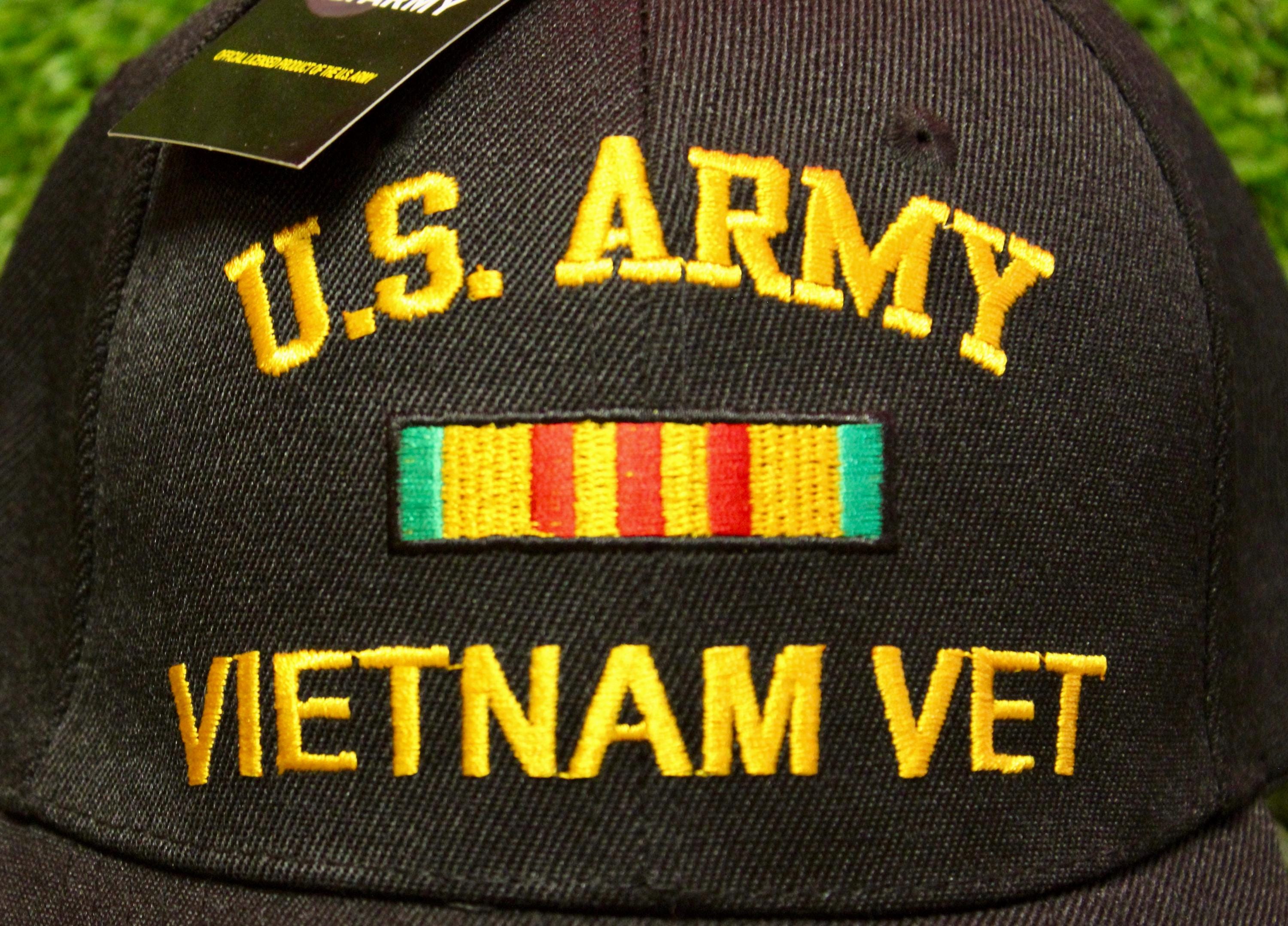 U.S. Army Vietnam War Veteran Hat. Officially Licensed U.S. Army ...