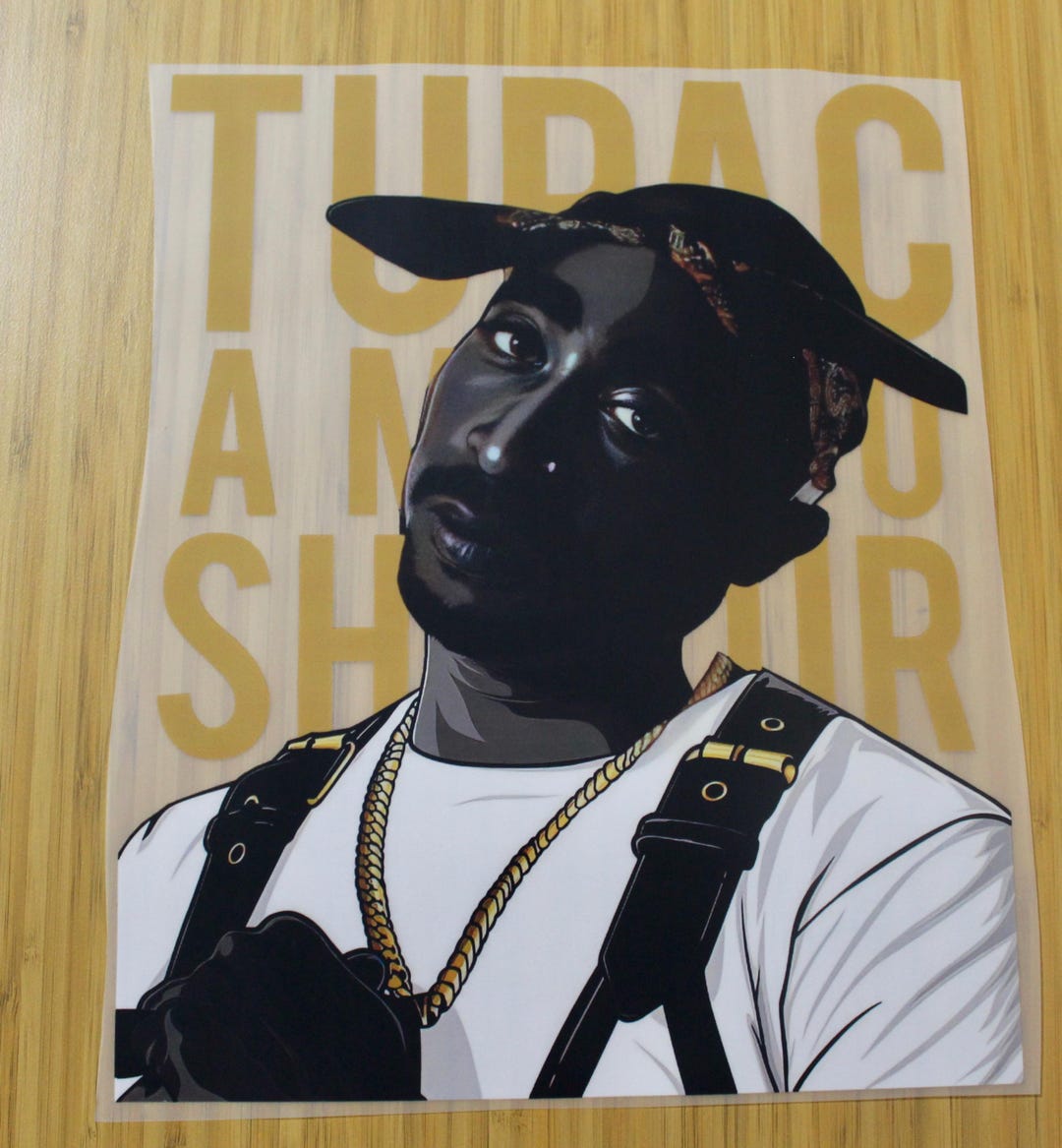 Rapper DTF Transfers. Adult Size. Legend Tupac Shirt Transfer. Tupac Transfer Ready to Press ...