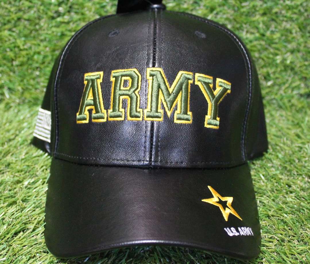 U.S. Army Hat. Officially Licensed U.S. Army Cap. Adjustable Black Hat ...