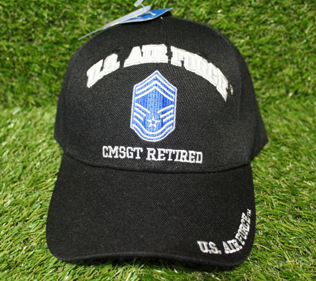 U.S. Air Force CMSGT Retired Hat. Officially Licensed U.S. Air Force ...