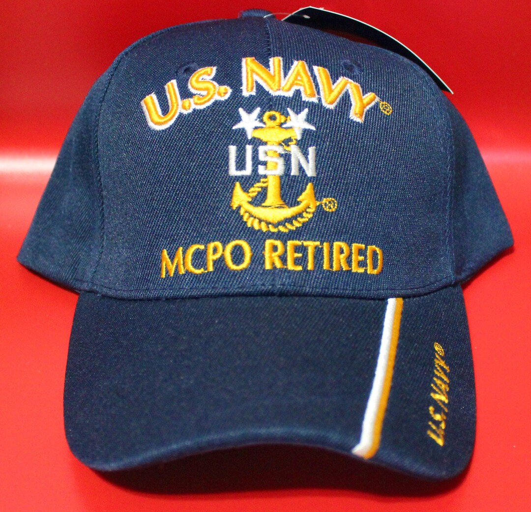 U.S. Navy MCPO Retired Hat. Officially Licensed U.S. Navy Cap ...
