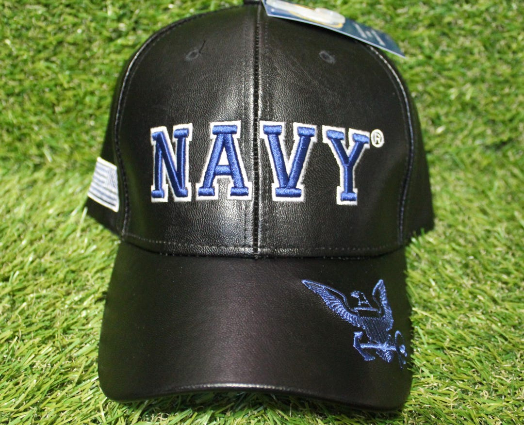 U.S. Navy Hat. Officially Licensed U.S. Navy Cap - Adjustable Faux ...