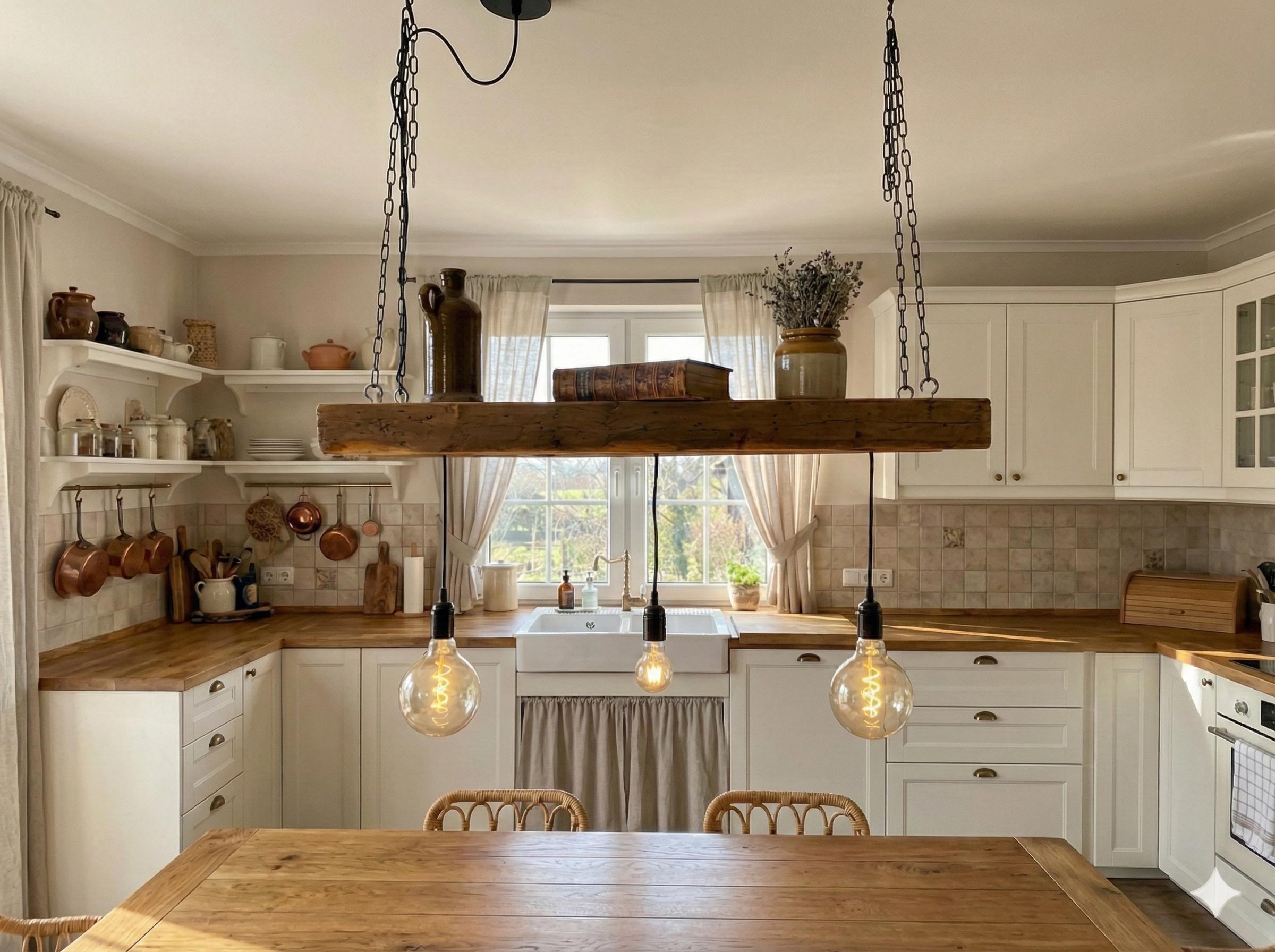 Rustic Wooden Ceiling Lamp Made From Upcycled Construction Timber ...