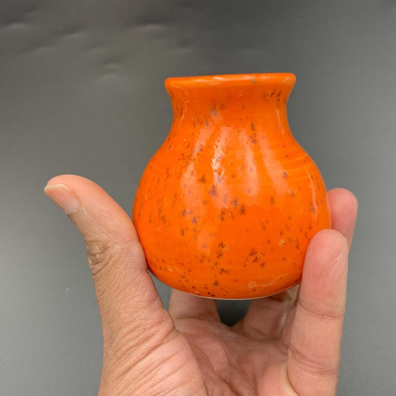 Orange Vases - Etsy