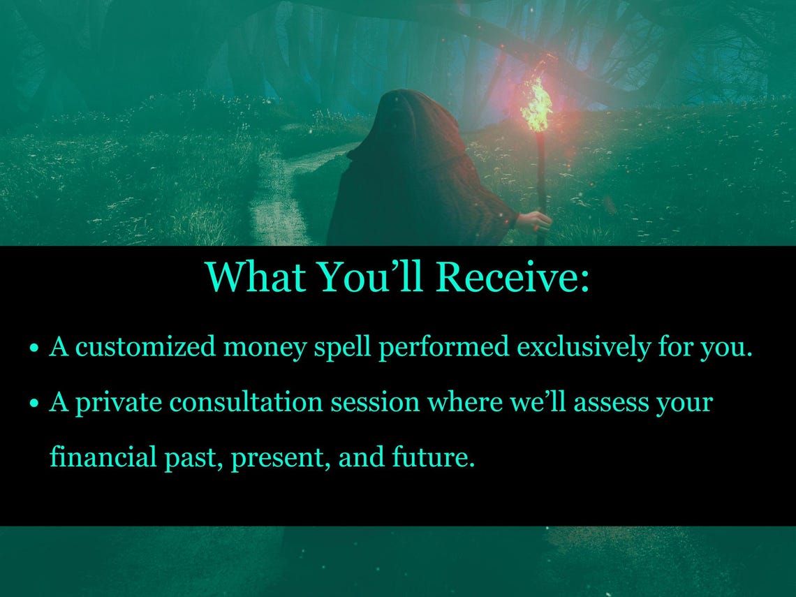 Extreme and Powerful Money Spell - Attract Wealth and Abundance, Unlock ...