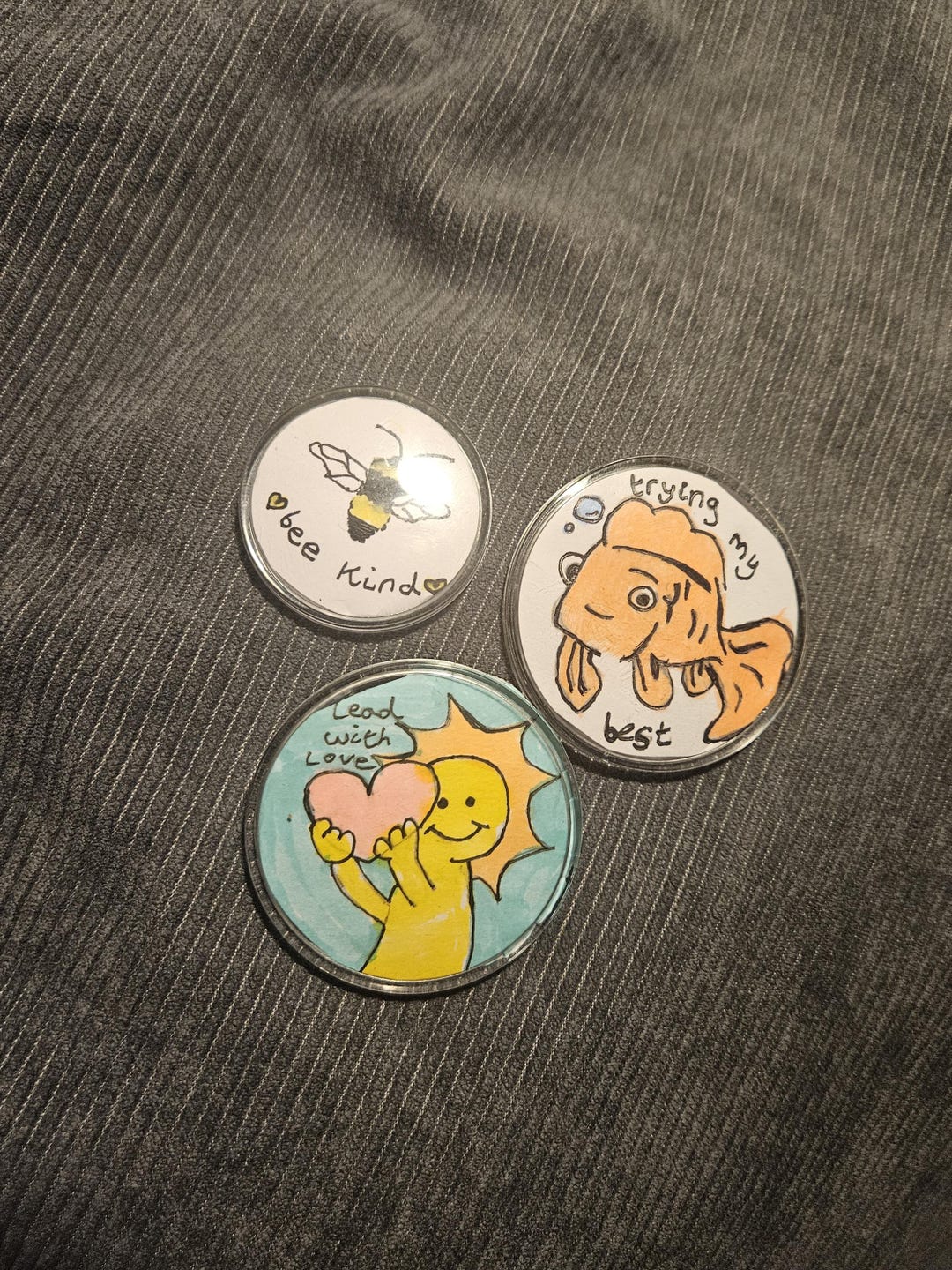 Corny Motivational Badges Bundle Handmade Silly Lil Positivity :3 - Etsy