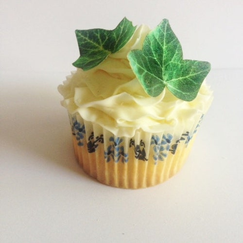 The Original EDIBLE Ivy Leaves Dark Green Cake & Cupcake - Etsy