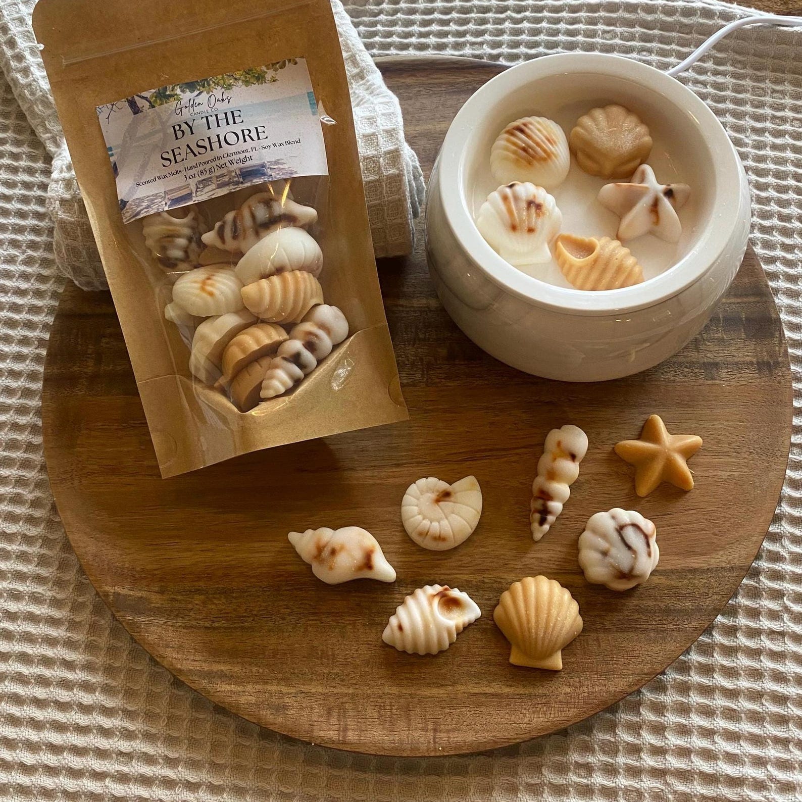 BY THE SEASHORE Wax Melts for Wax Melt Warmer, Para Soy Blend Wax, Cute ...