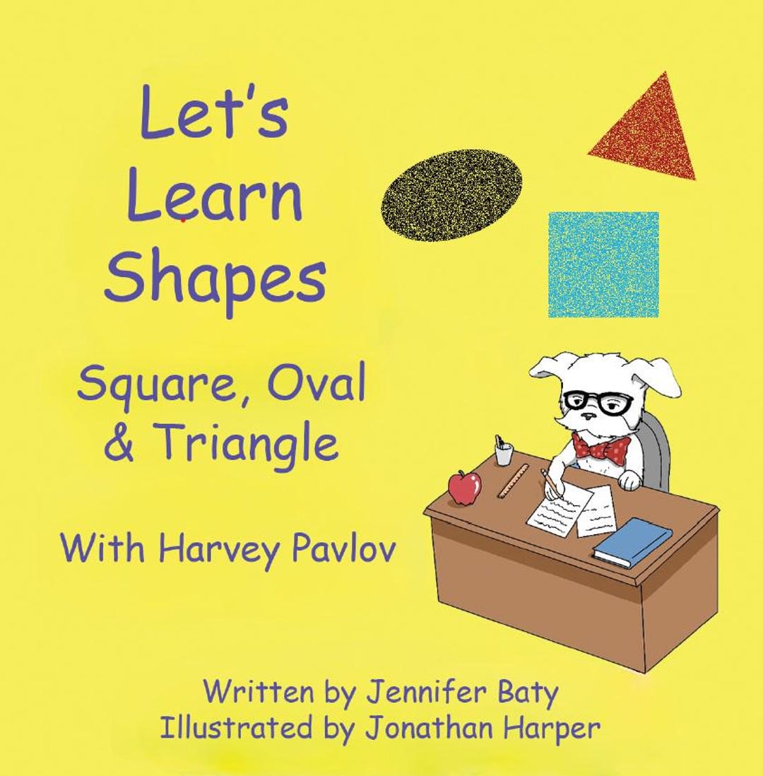 Let's Learn Shapes With Harvey Pavlov: Square, Oval & Triangle - Etsy