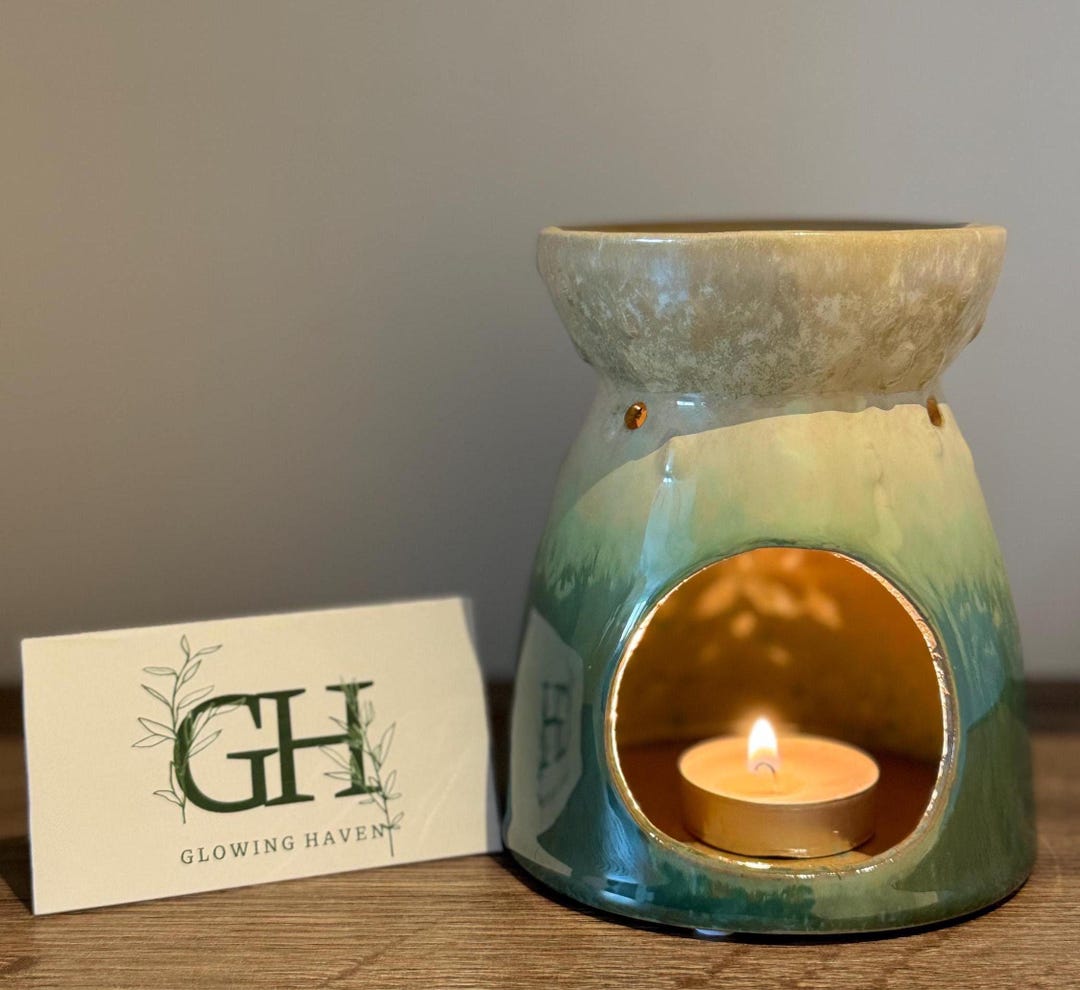 Handcrafted Wax Melt Burner, Oil Burner, Wax Oil Warmer, Home ...