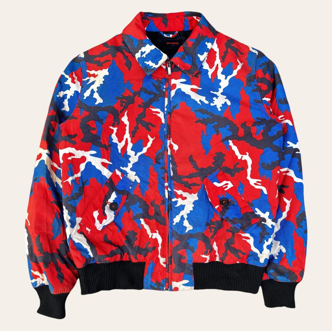 90s RARE Raf Simons Collection Camouflage Padded Jacket - Etsy