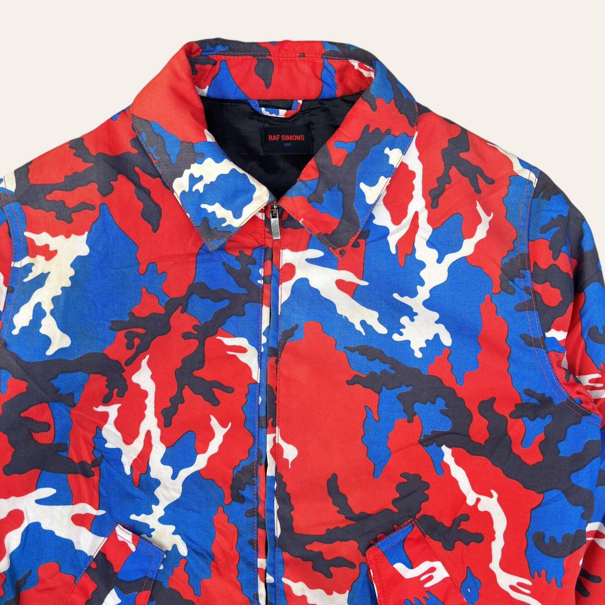 90s RARE Raf Simons Collection Camouflage Padded Jacket - Etsy