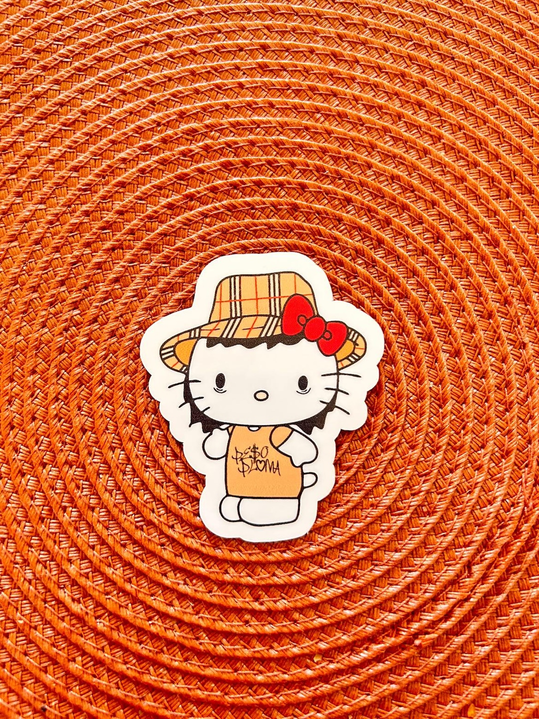 Peso Pluma Hello Kitty Sticker - Etsy