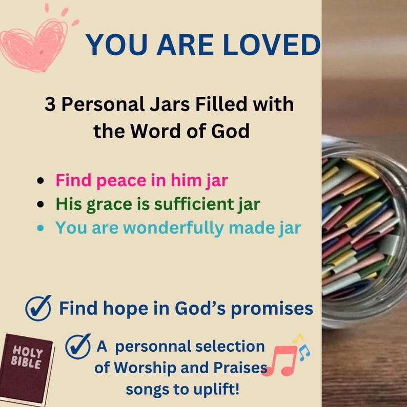 DIY Bible Versets | A Jar of Comfort and Hope: Finding Strength in God ...