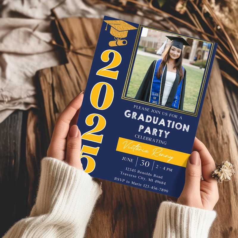 Custom Graduation Invitations 2025 - Etsy
