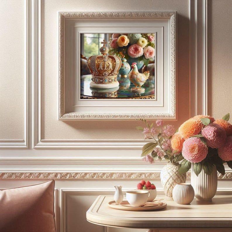 Crown Chicken ALA – Word Puzzle - Etsy