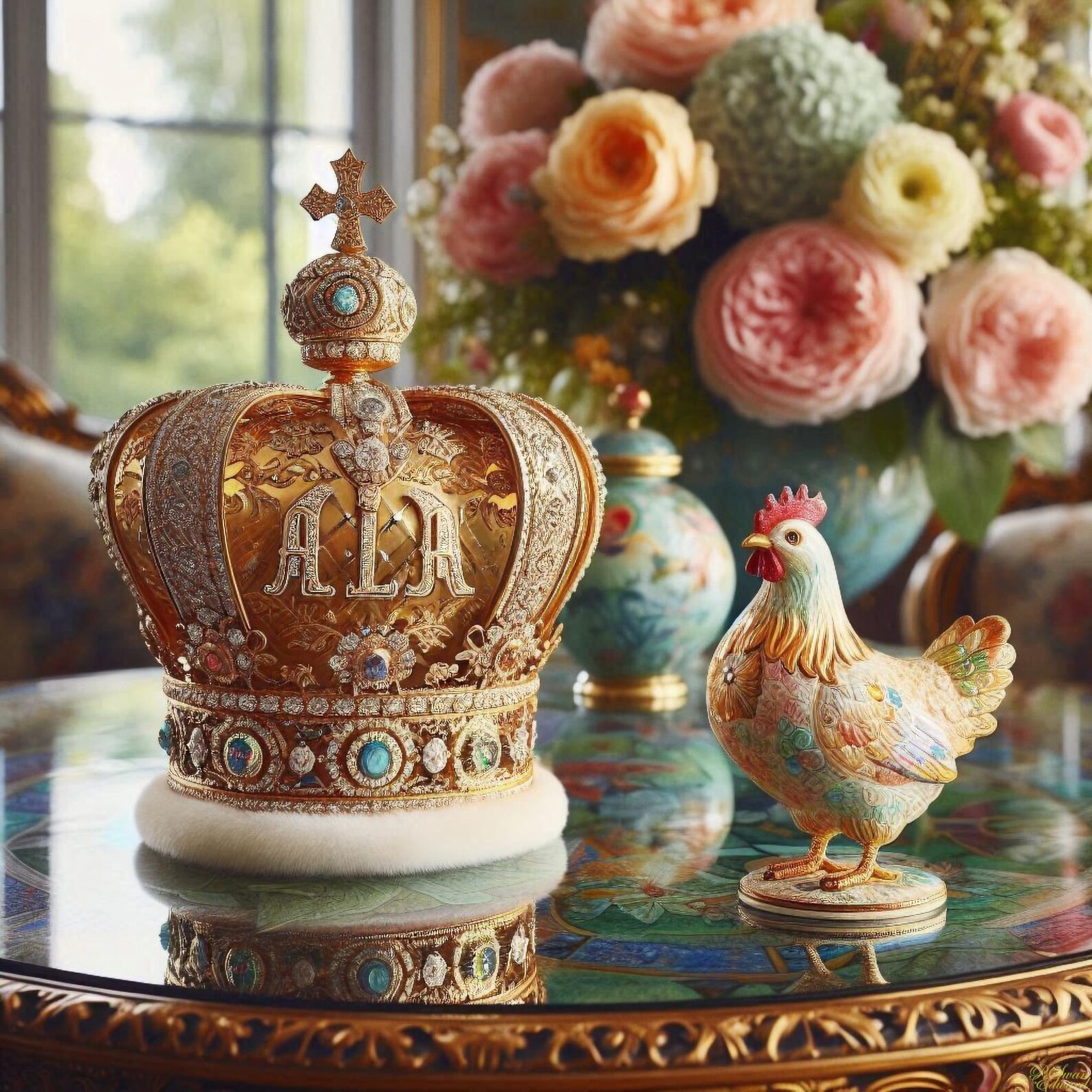 Crown Chicken ALA – Word Puzzle - Etsy