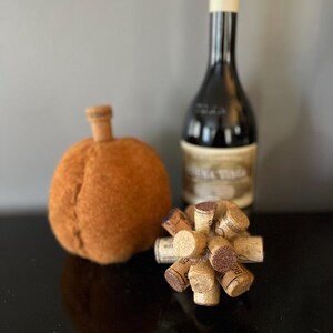 Handmade Wine Cork Ball | Rustic Home Decor in Multiple Sizes | Eco ...