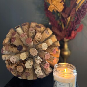 Handmade Wine Cork Ball | Rustic Home Decor in Multiple Sizes | Eco ...