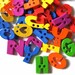 50 Pcs Assorted A B C Letter Alphabet Buttons 2 Holes for | Etsy