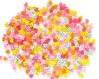 Heart buttons | Etsy